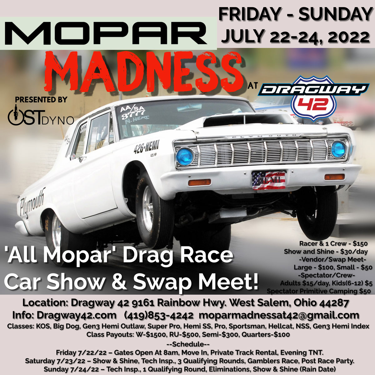 MOPAR Madness at 42 - Dragway 42