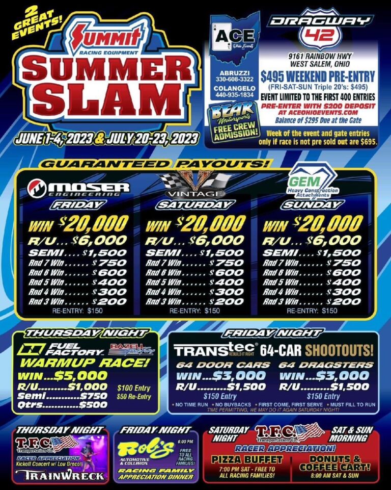 ACE OHIO EVENTS LLC - Dragway 42